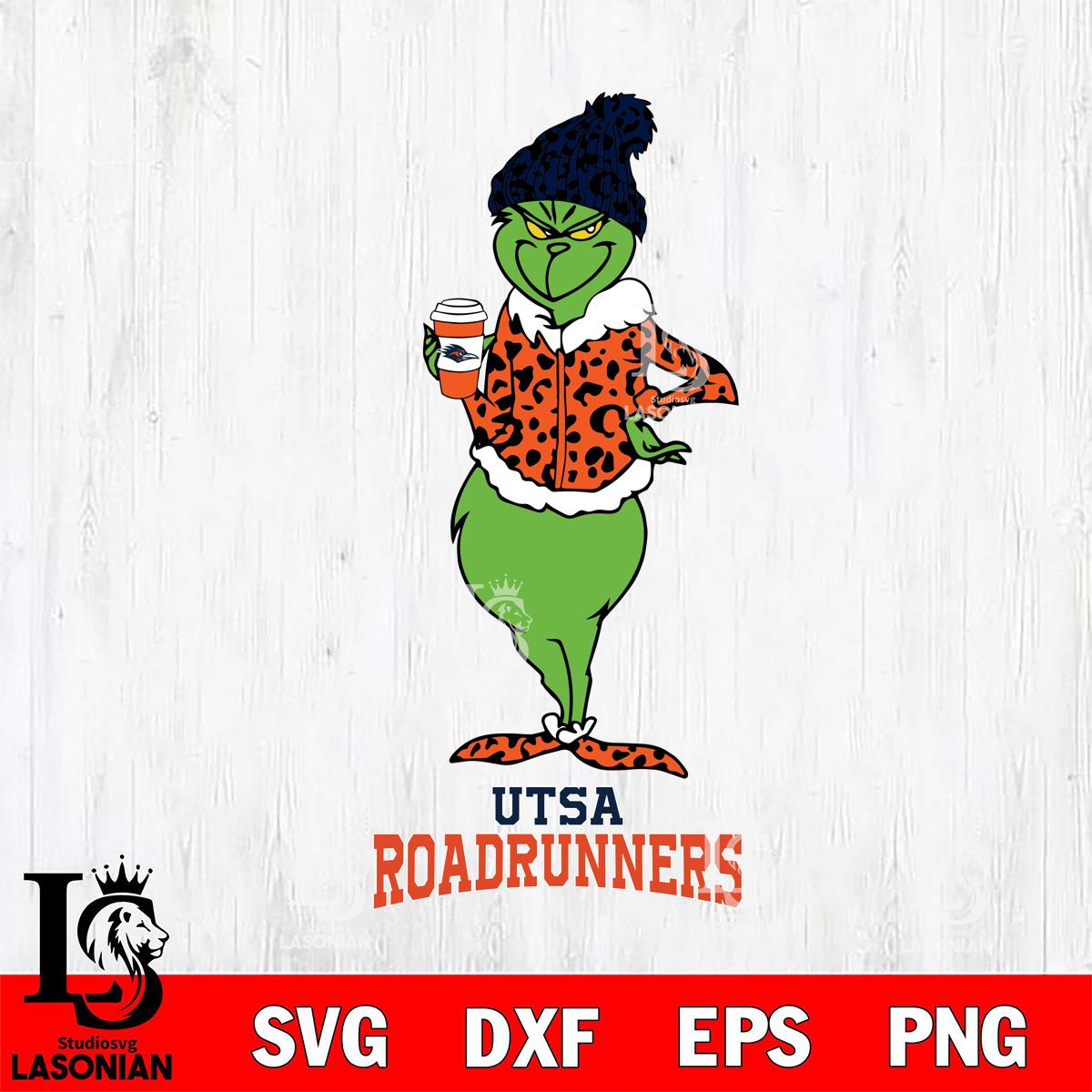 UTSA Roadrunners Grinch Leopard Coffee – lasoniansvg