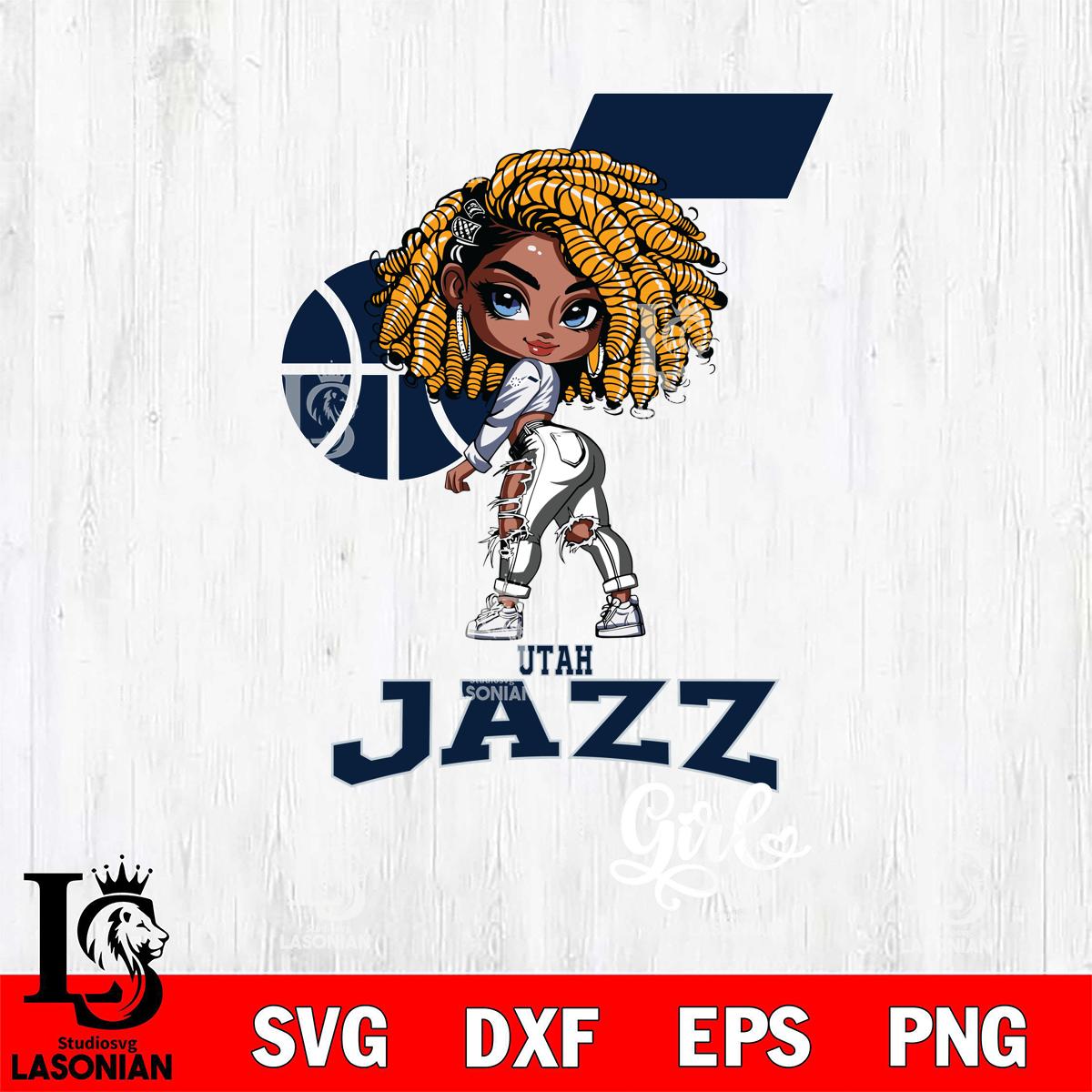 Utah Jazz Fan Girl – lasoniansvg