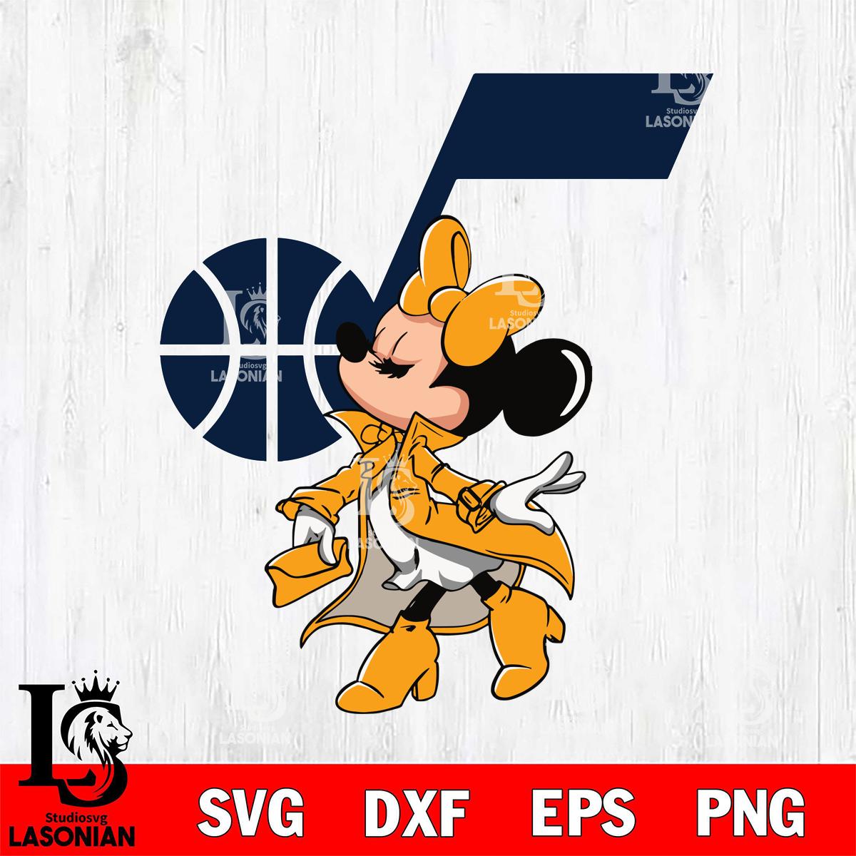 Utah Jazz Glamorous Minnie – lasoniansvg