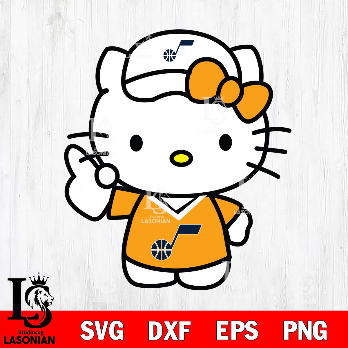Utah Jazz Hello Kitty basketball 2 – lasoniansvg