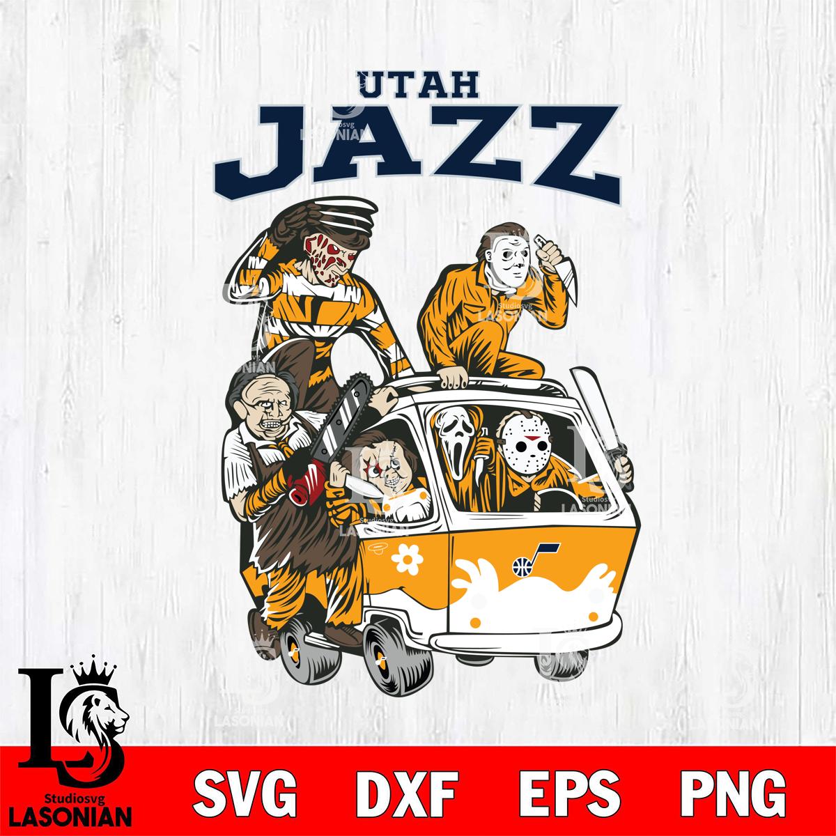Utah Jazz Jason Voorhees Horror 10 – lasoniansvg
