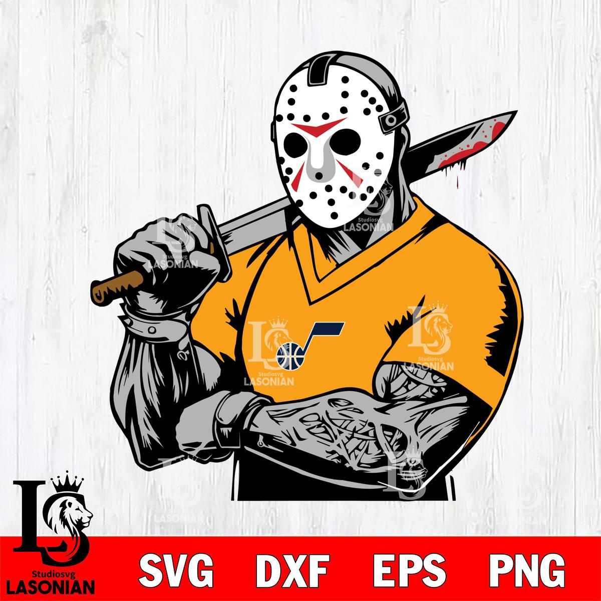 Utah Jazz Jason Voorhees Horror 6 – lasoniansvg