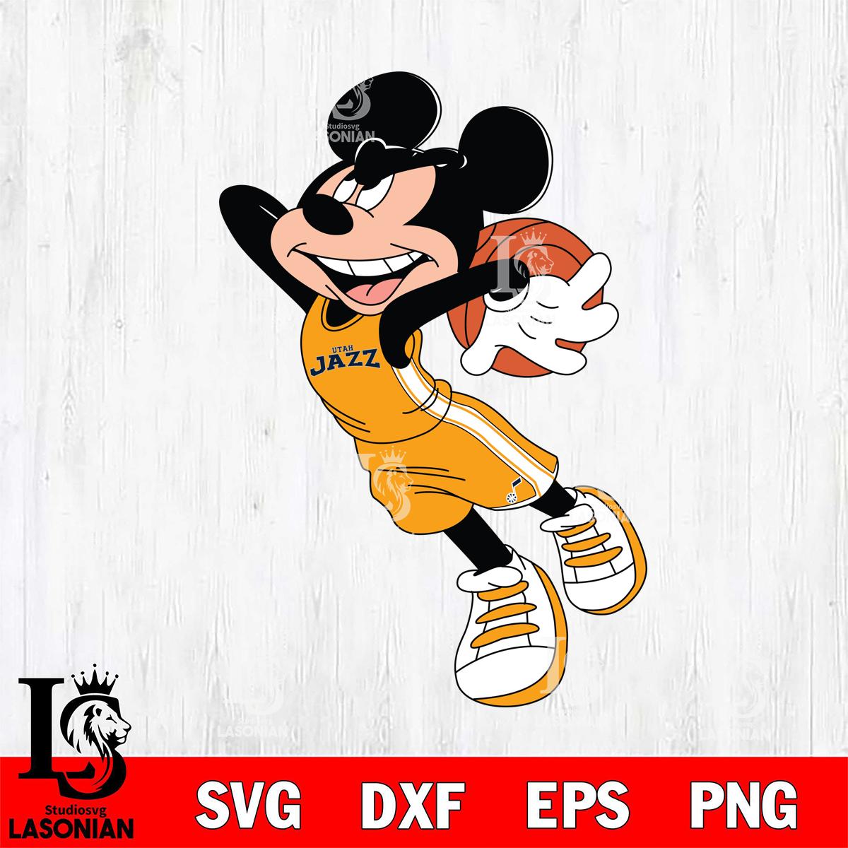 Utah Jazz Mickey Minne 7 Nba – lasoniansvg