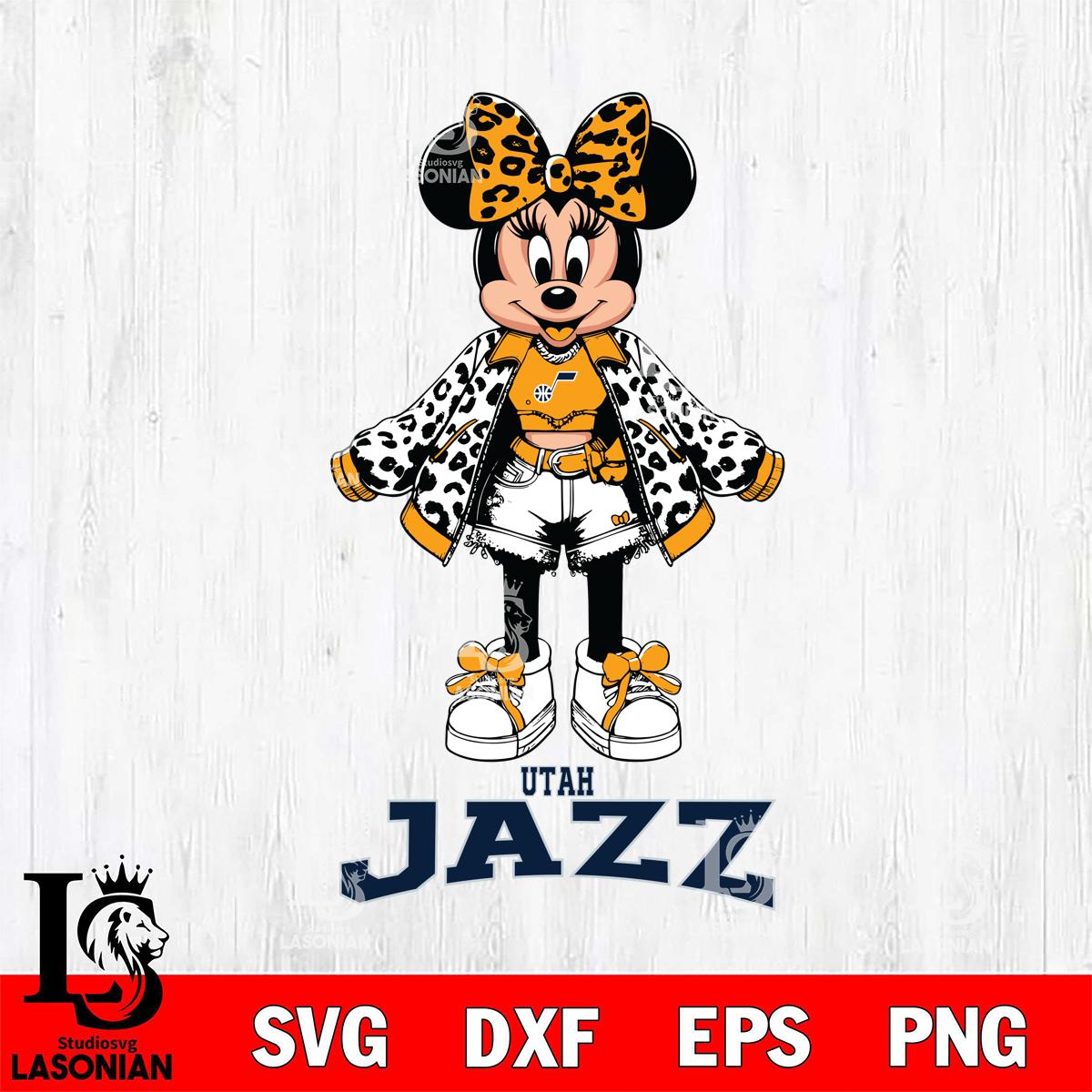 Utah Jazz Style Minnie Disney – lasoniansvg