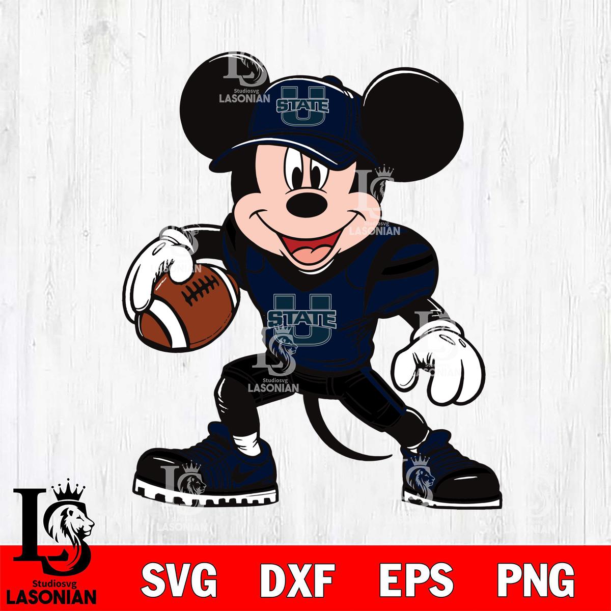Utah State Aggies Mickey Mouse – lasoniansvg