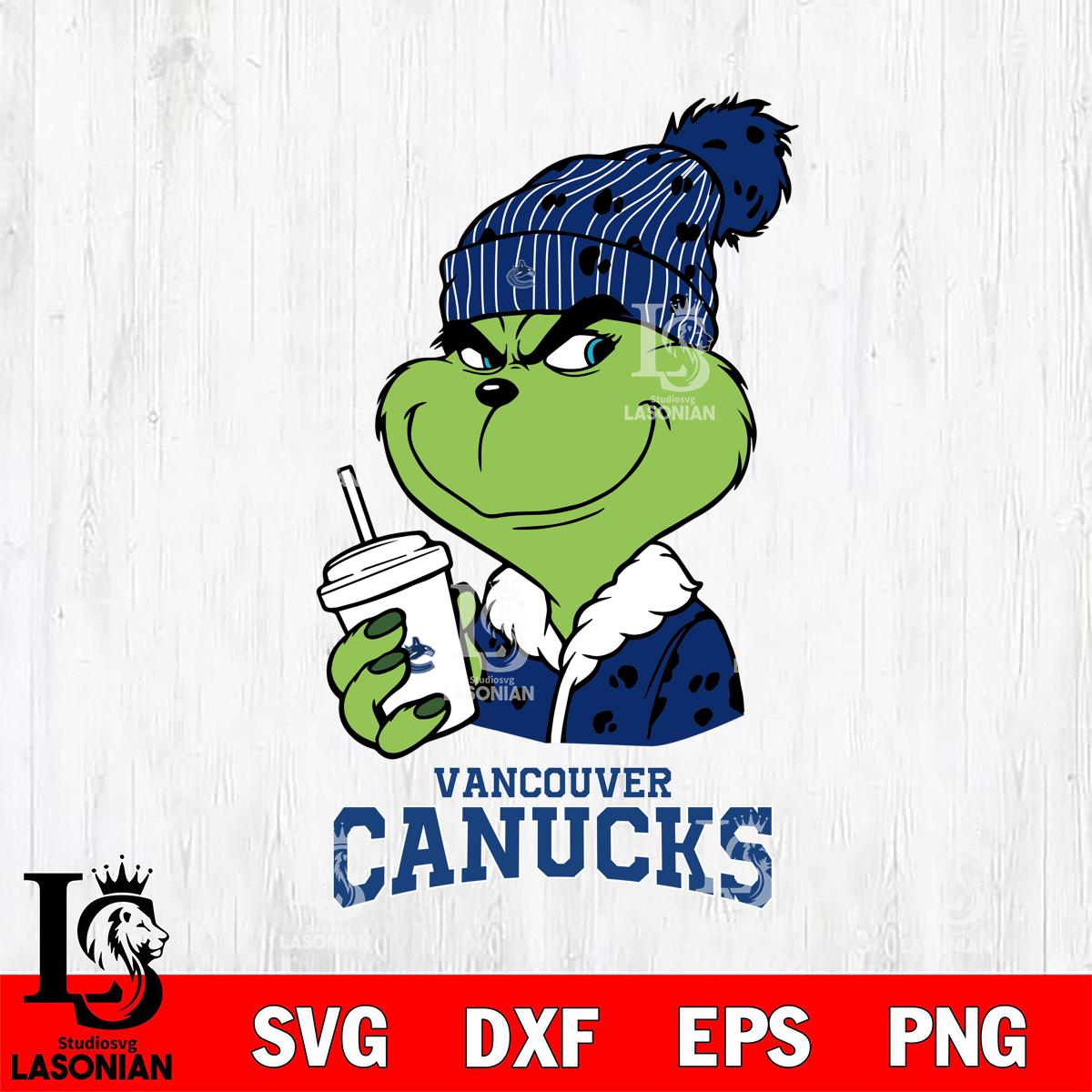 Vancouver Canucks Grinch Cofffe Christmas – lasoniansvg