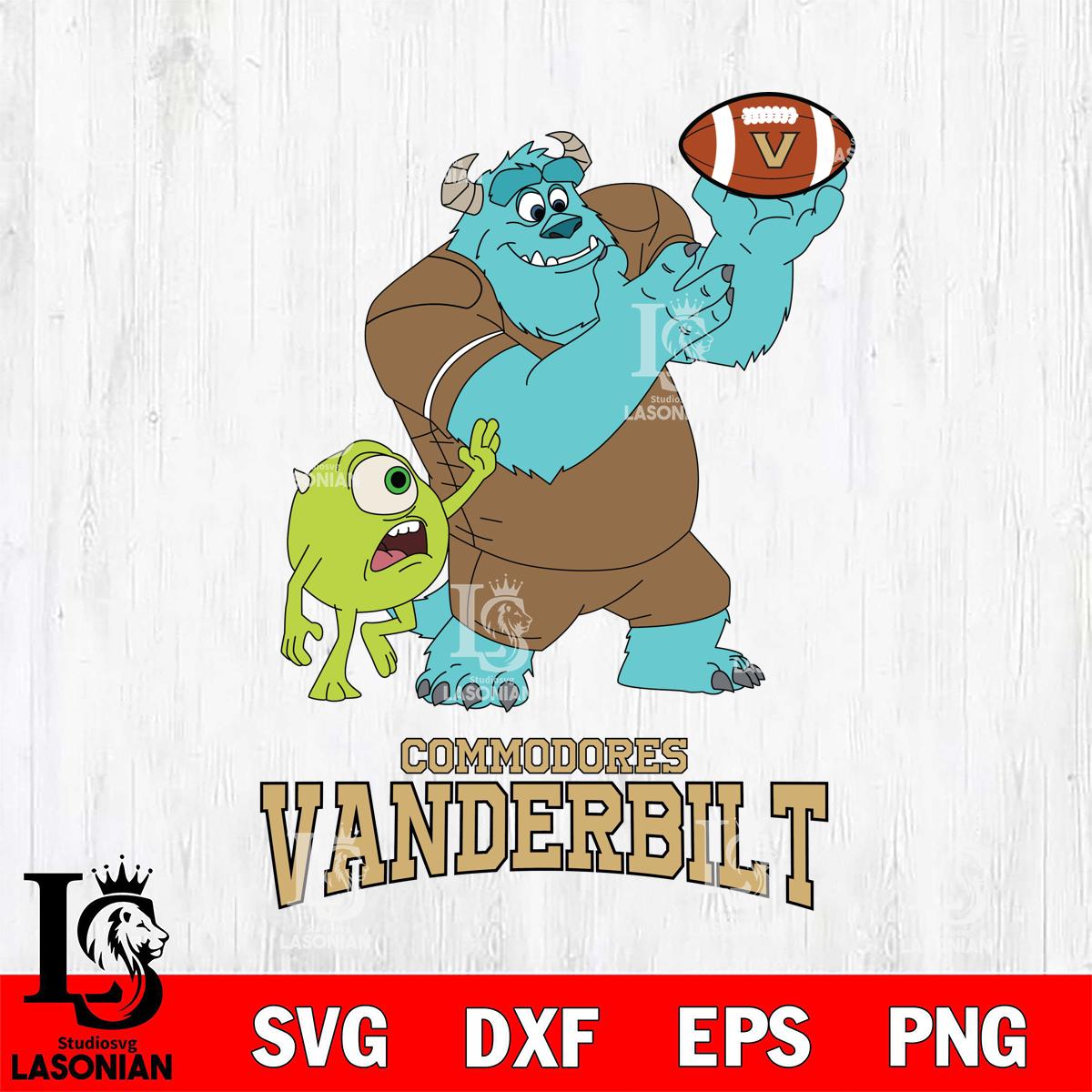 Vanderbilt Commodores Sully & Mike Football – lasoniansvg
