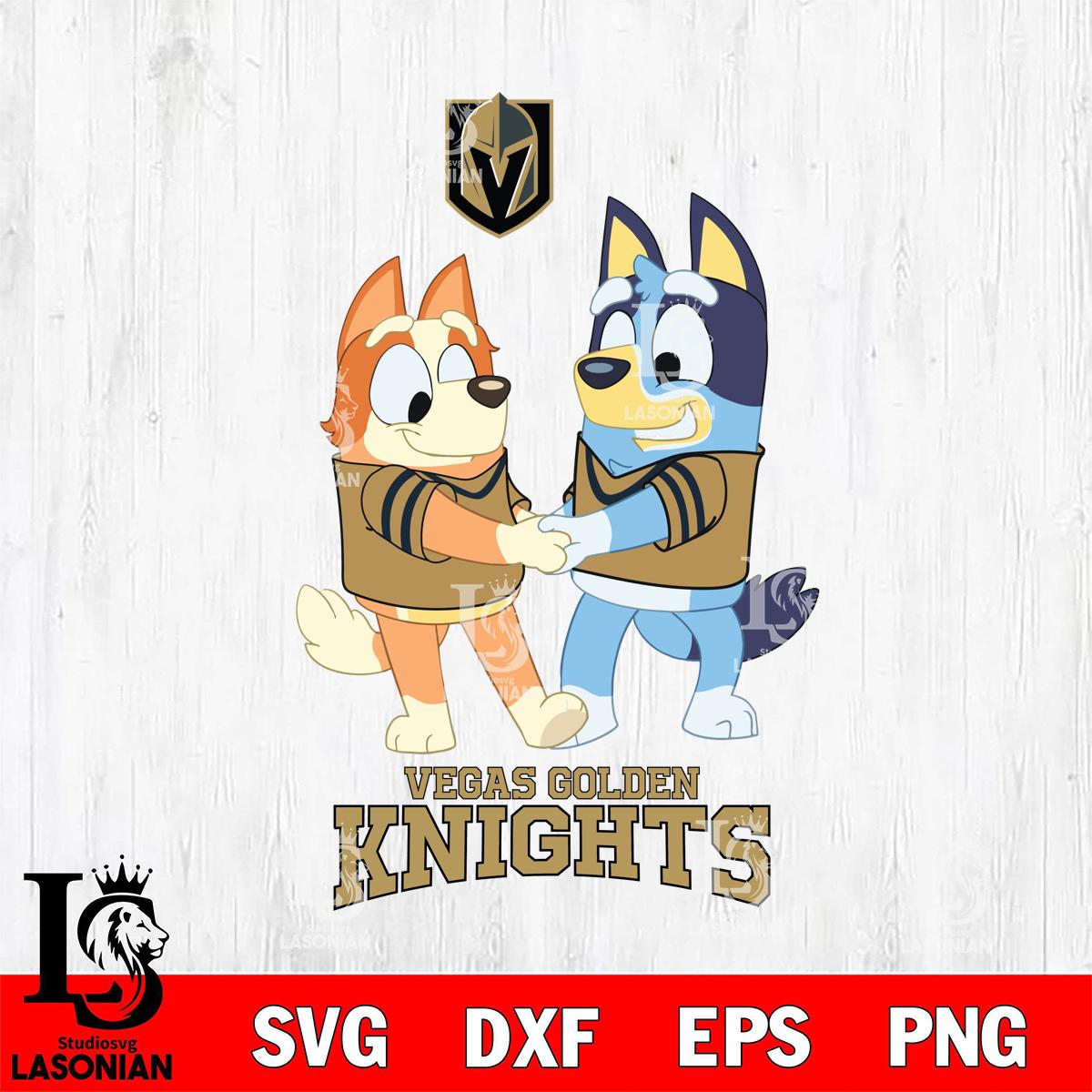 Vegas Golden Knights Bluey Chilli Dance – lasoniansvg