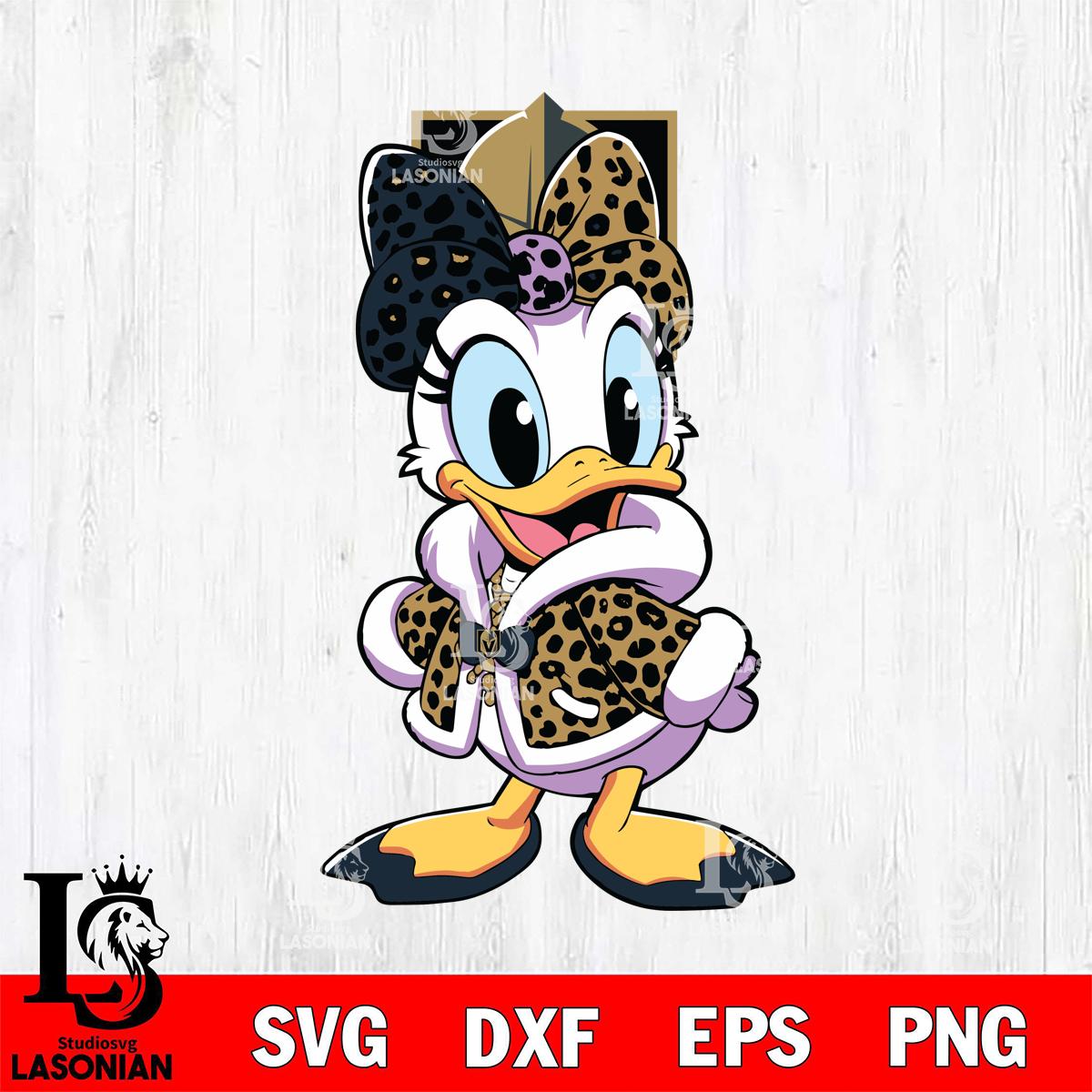 Vegas Golden Knights Fancy Daisy Duck Disney – lasoniansvg