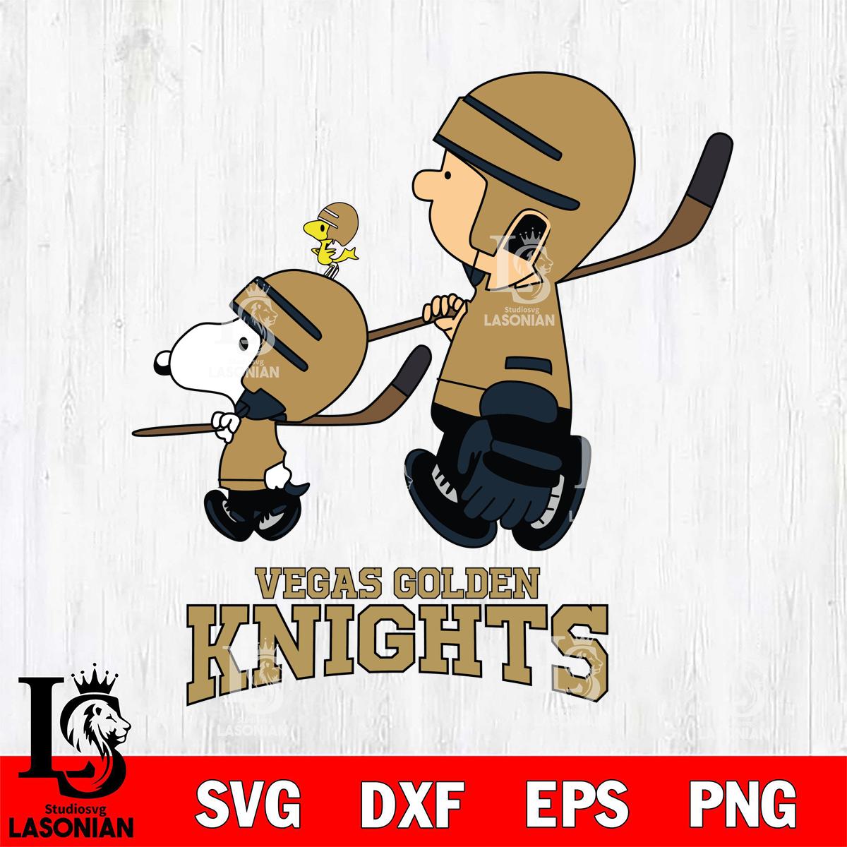 Vegas Golden Knights Peanuts Hockey – lasoniansvg