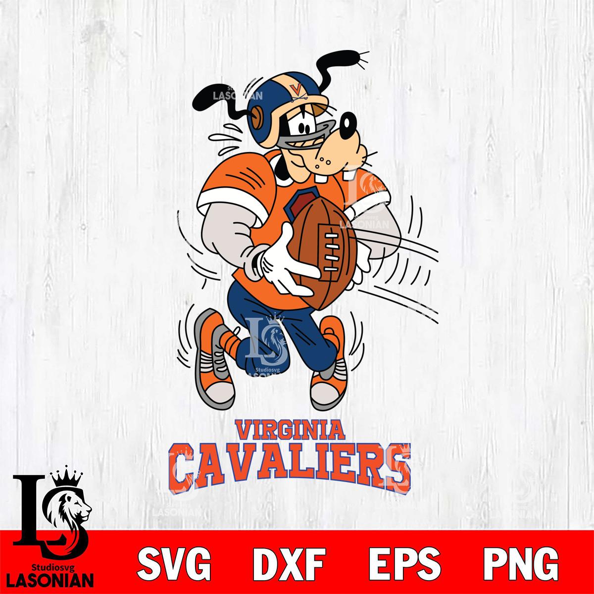 Virginia Cavaliers Goofy Sport Football – lasoniansvg