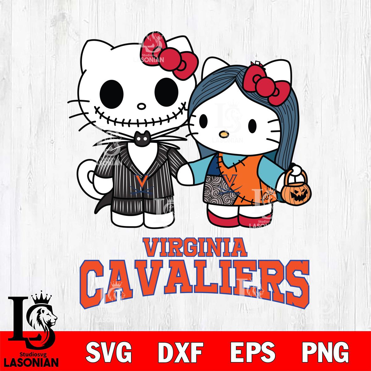 Virginia Cavaliers Hello Kitty Horror 11 – lasoniansvg
