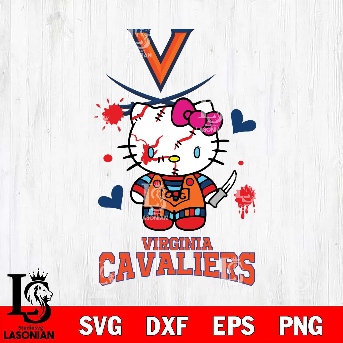 Virginia Cavaliers Hello Kitty Horror 2 – lasoniansvg