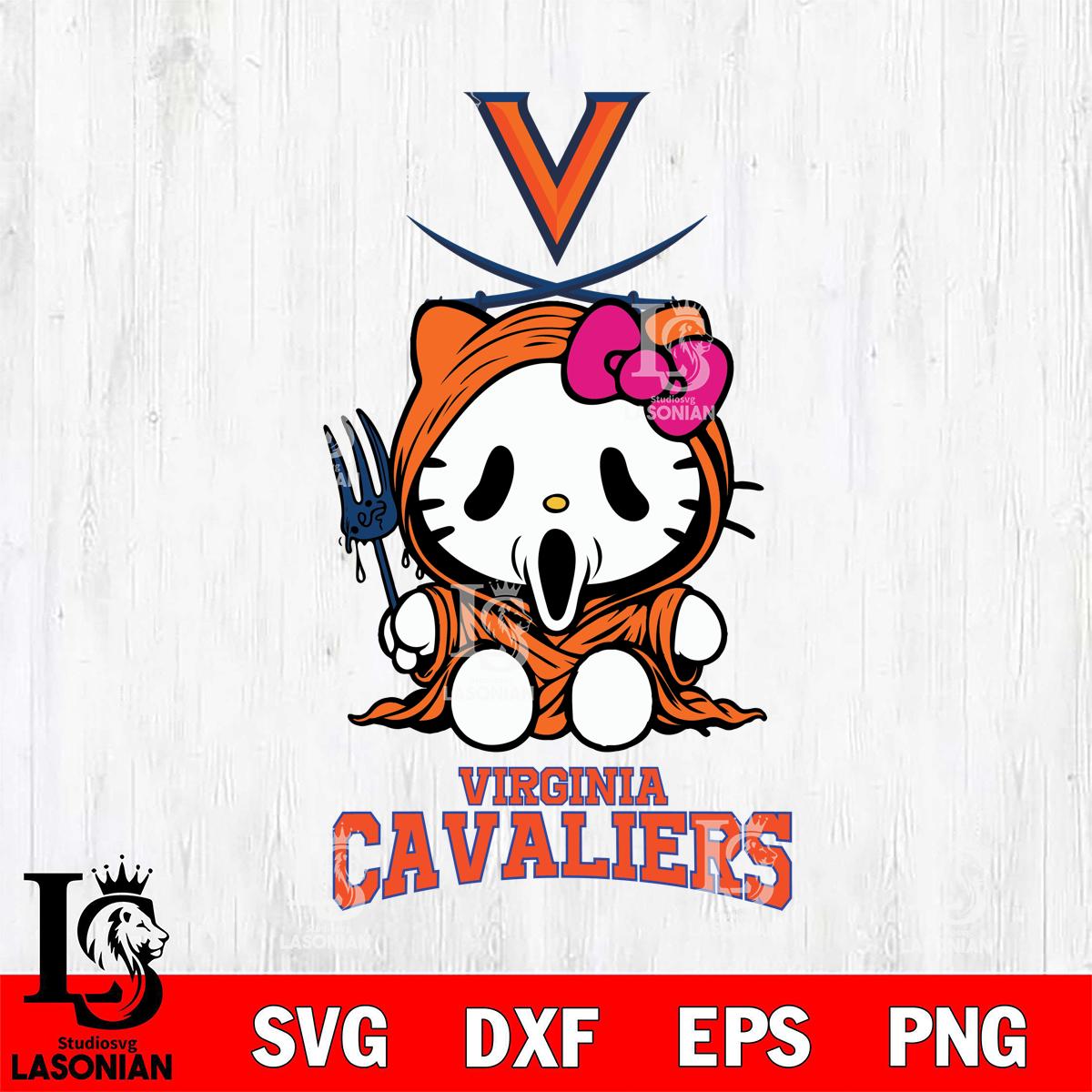 Virginia Cavaliers Hello Kitty Horror 4 – lasoniansvg