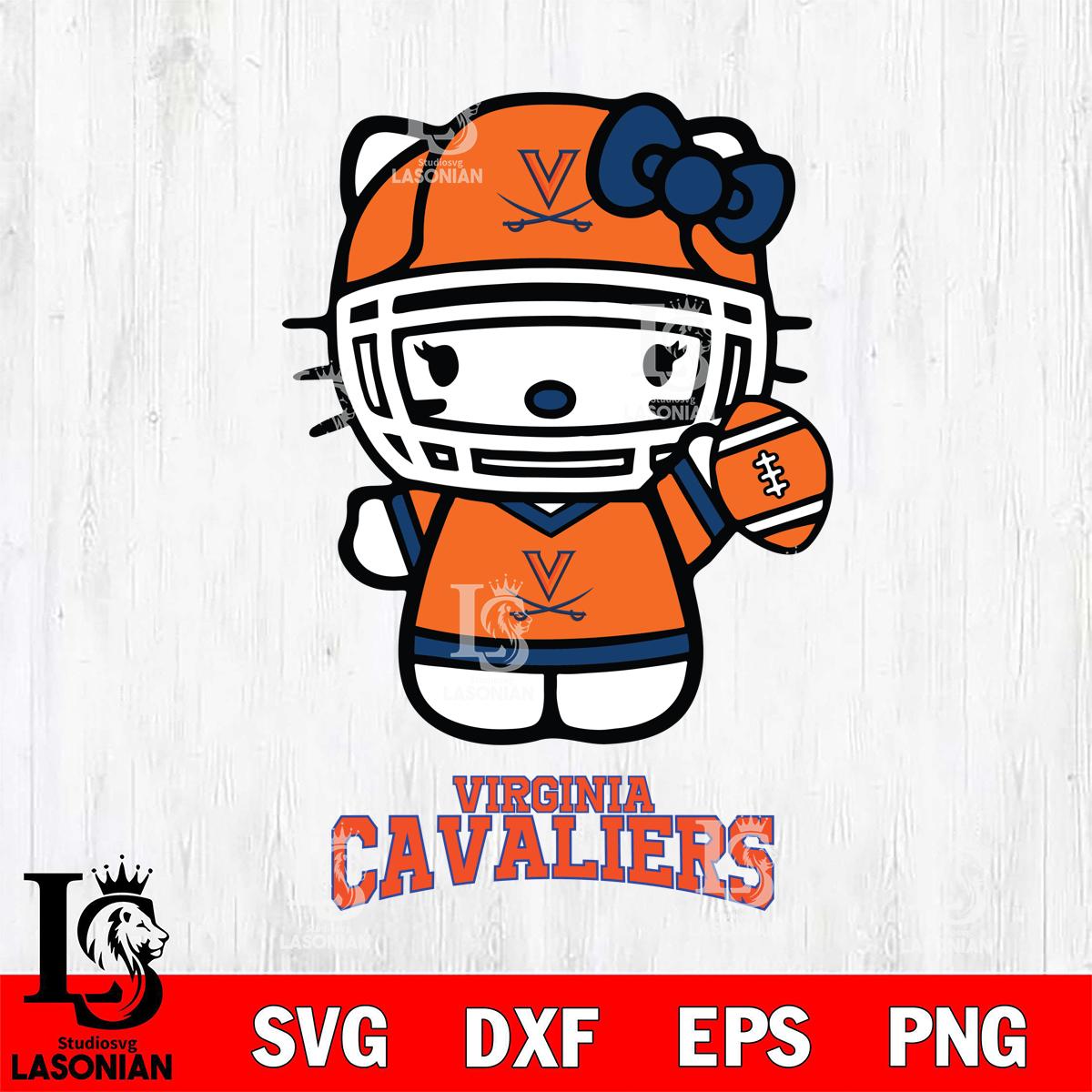 Virginia Cavaliers Hello Kitty NCAA 1 – lasoniansvg