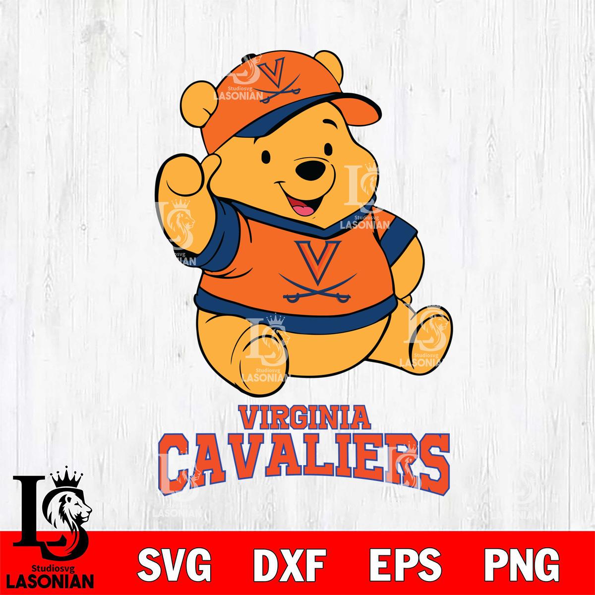 Virginia Cavaliers Pooh Bear Disney – lasoniansvg
