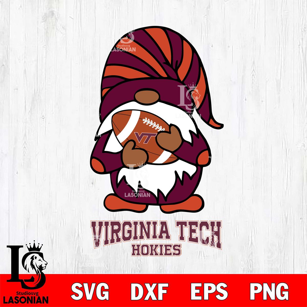Virginia Tech Hokies Gnomes Football – lasoniansvg