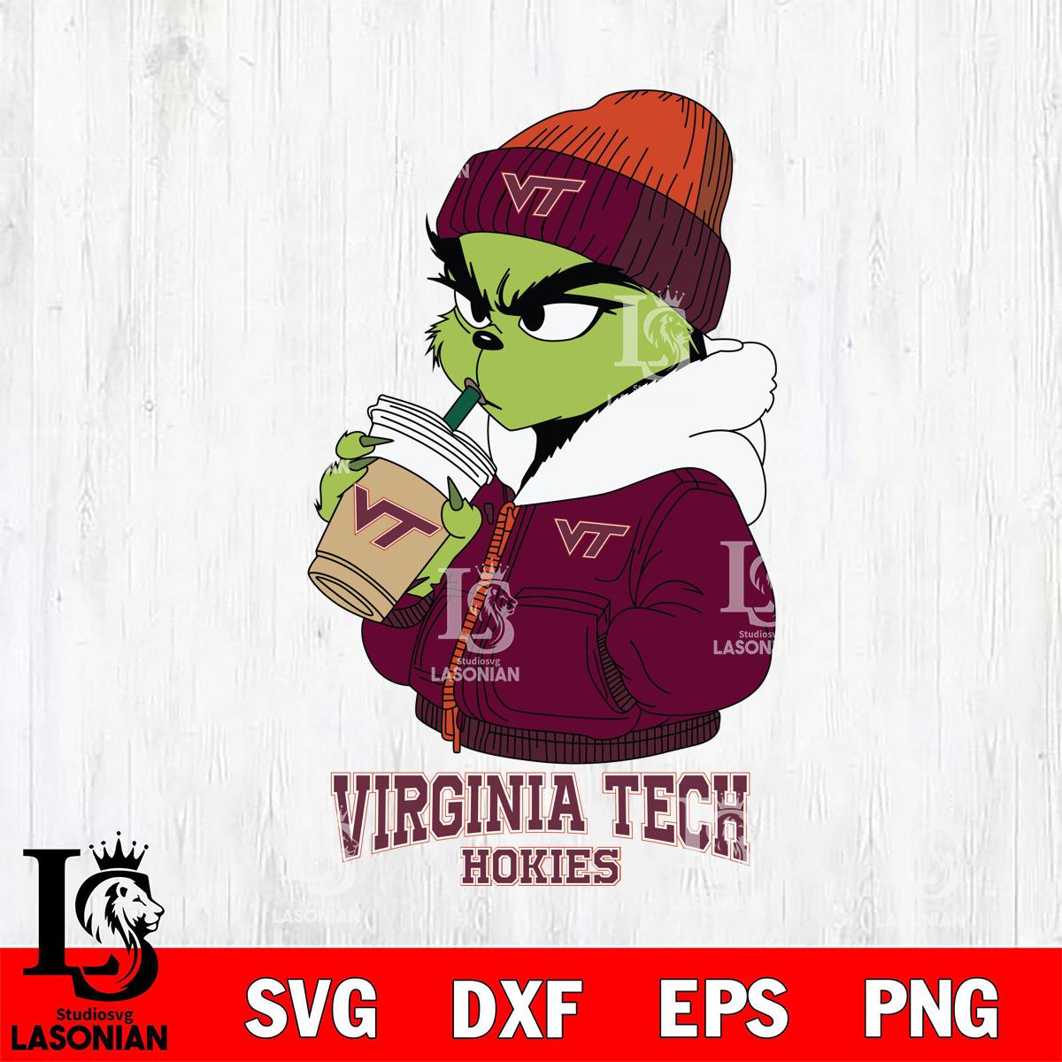 Virginia Tech Hokies Grinch Bougie Sport – lasoniansvg