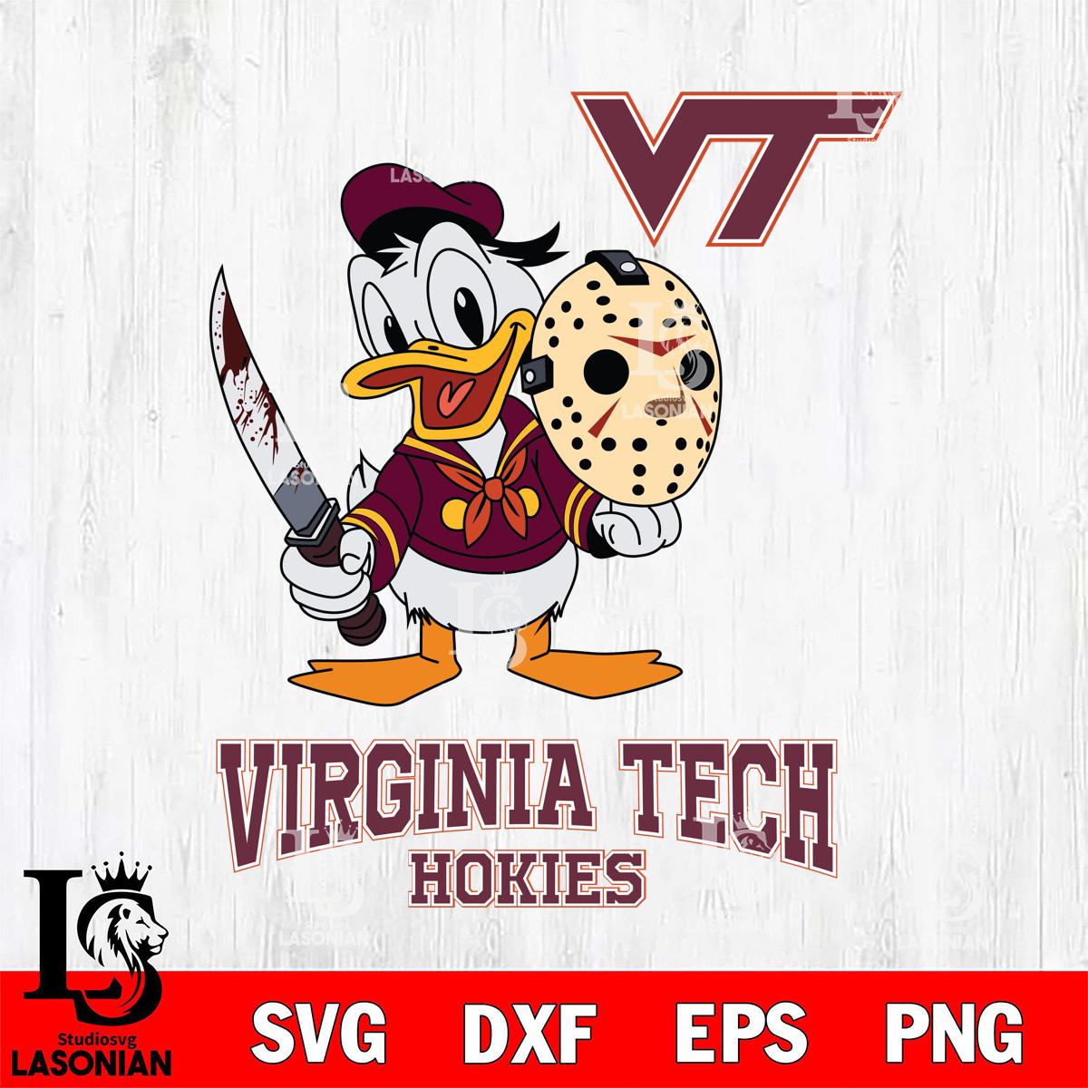 Virginia Tech Hokies Jason Voorhees 12 – lasoniansvg