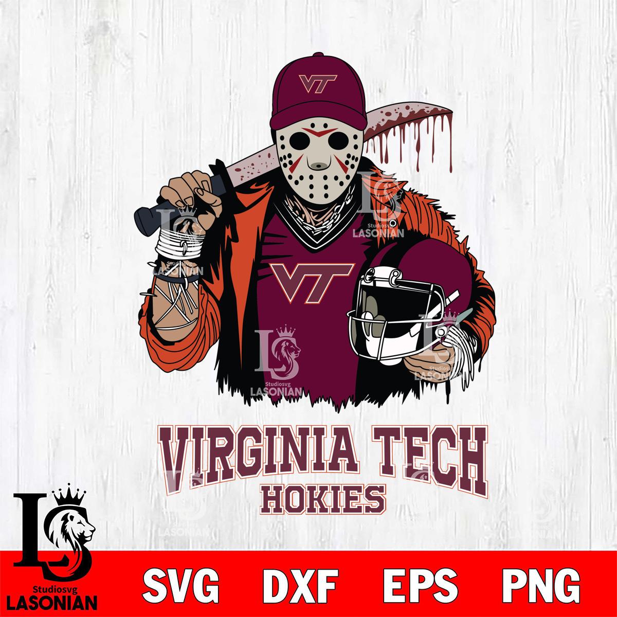 Virginia Tech Hokies Jason Voorhees 2 – lasoniansvg
