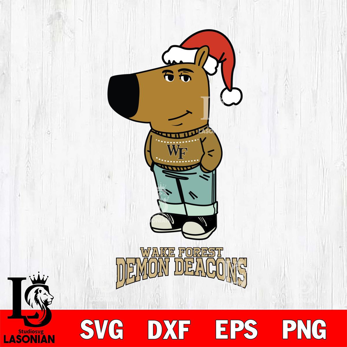 Wake Forest Demon Deacons Chill Guy Christmas – lasoniansvg