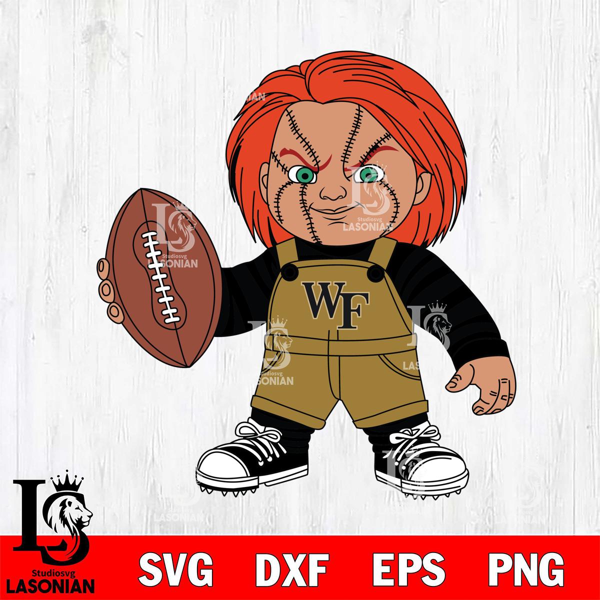 Wake Forest Demon Deacons Chucky Horror 12 – lasoniansvg