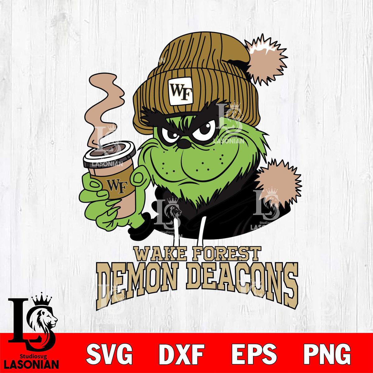 Wake Forest Demon Deacons Grinch Cofffe Hoodie – lasoniansvg