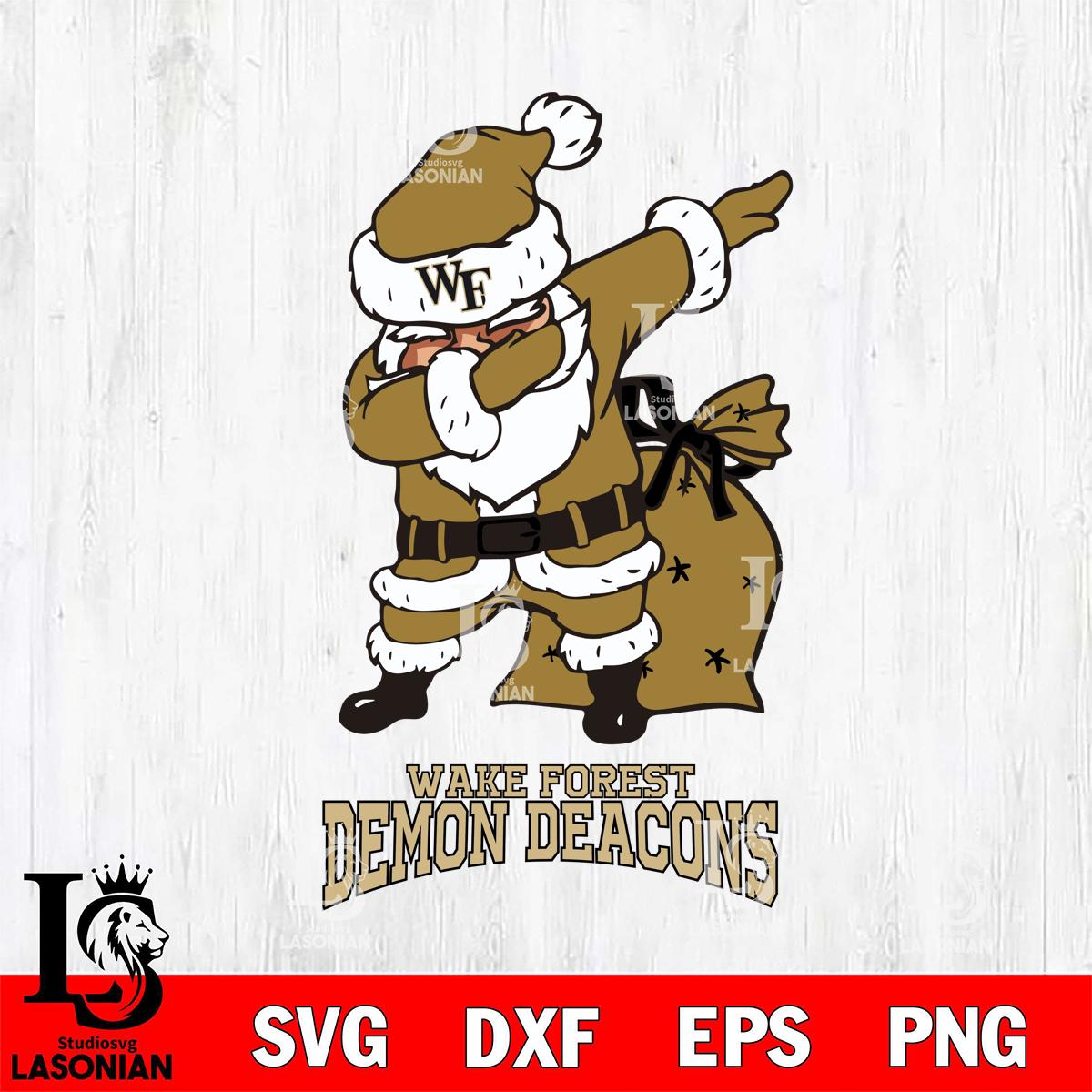 Wake Forest Demon Deacons Santa Claus Ugly – lasoniansvg