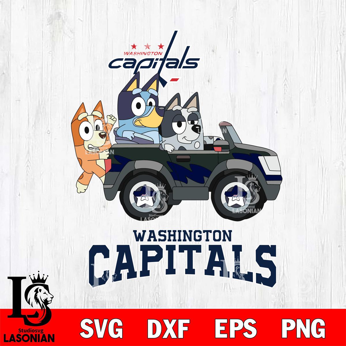 Washington Capitals Bluey friends – lasoniansvg