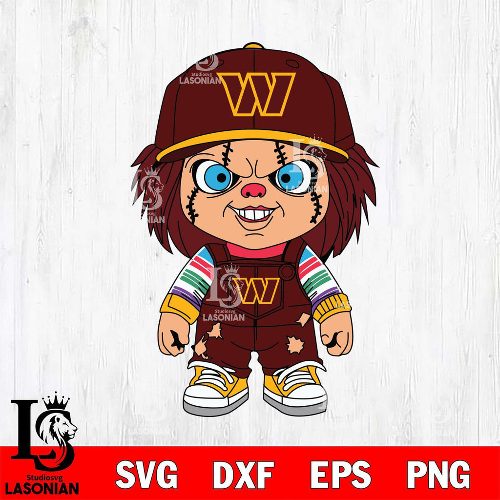 Washington Football Team Chucky Football Horror Halloween – lasoniansvg