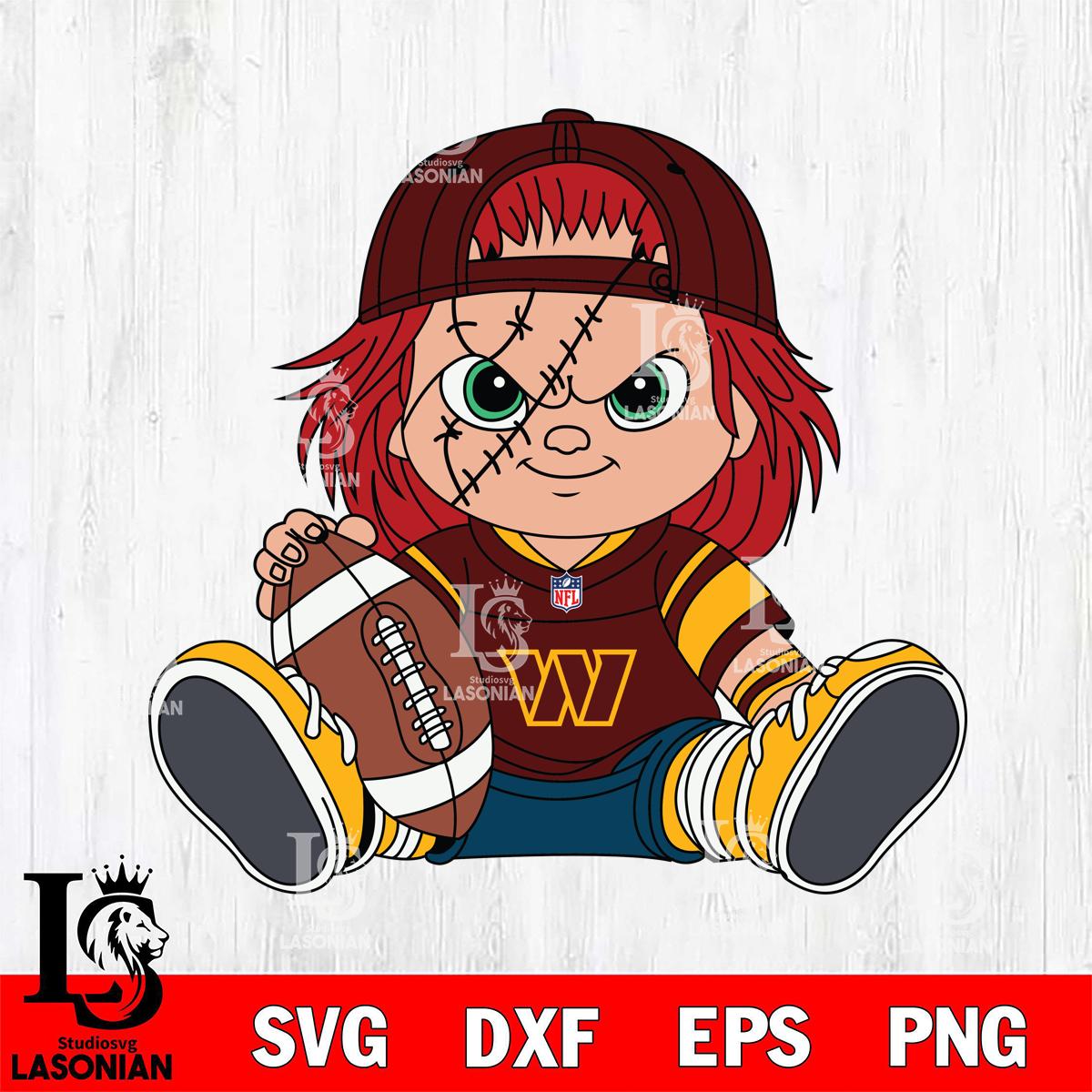 Washington Football Team Chucky Horror 11 – lasoniansvg