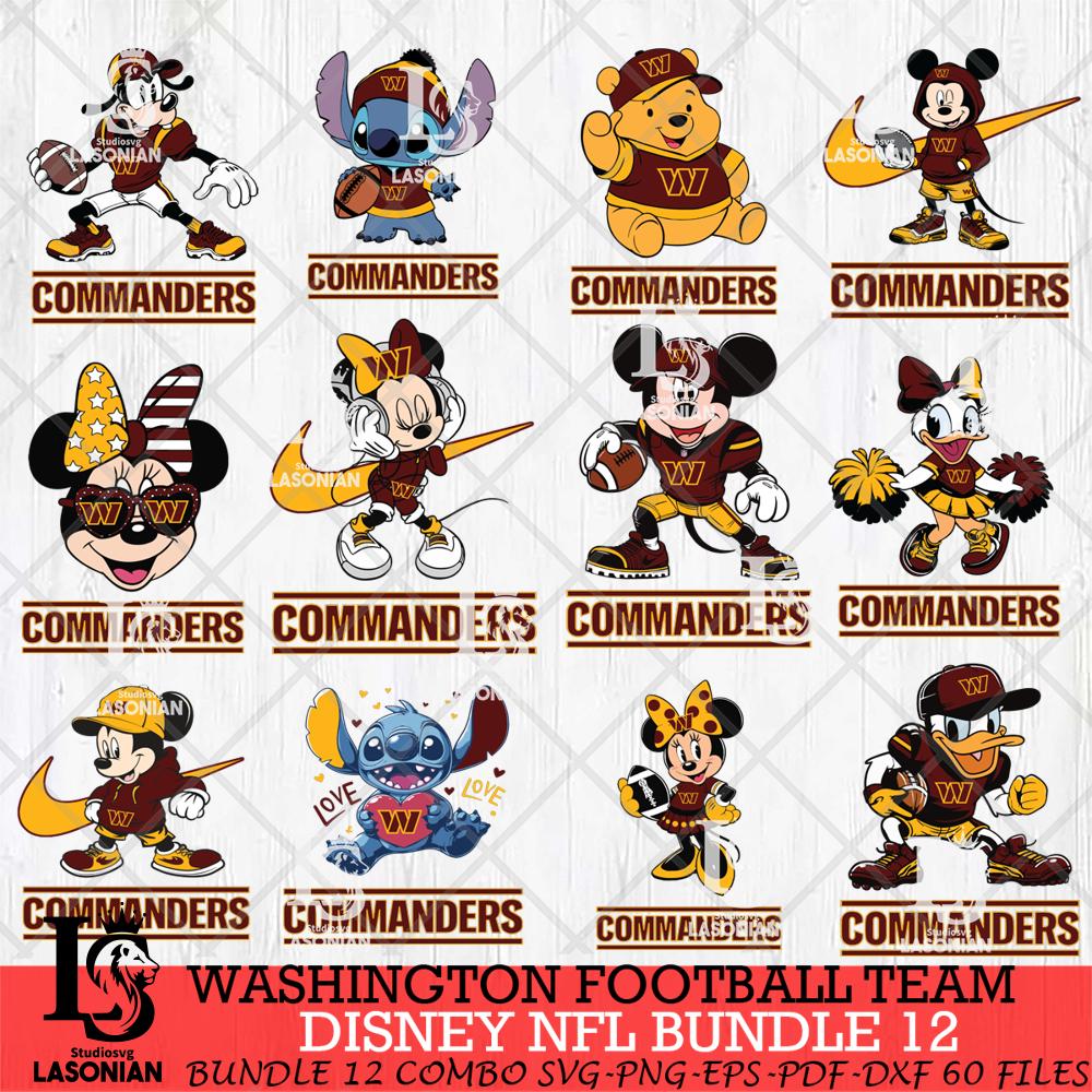 Washington Football Team Disney NFL Bundle Svg PNG 12 – lasoniansvg