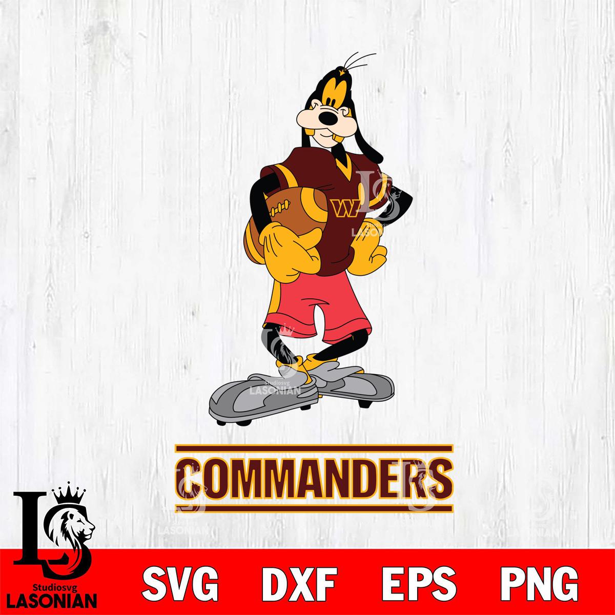 Washington Football Team Goofy Player – lasoniansvg
