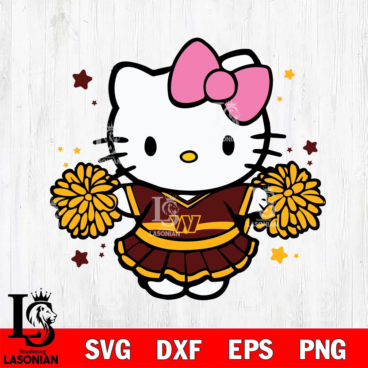 Washington Football Team Hello Kitty Cheerleader 10 – lasoniansvg
