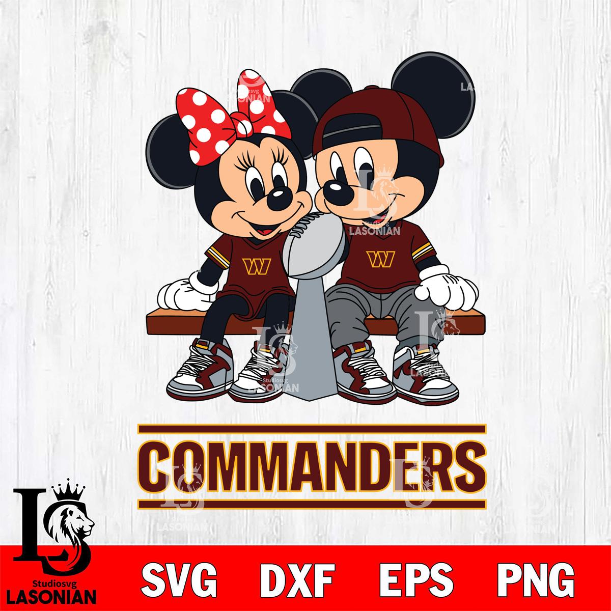 Washington Football Team Mickey And Minnie Football Champions – lasoniansvg