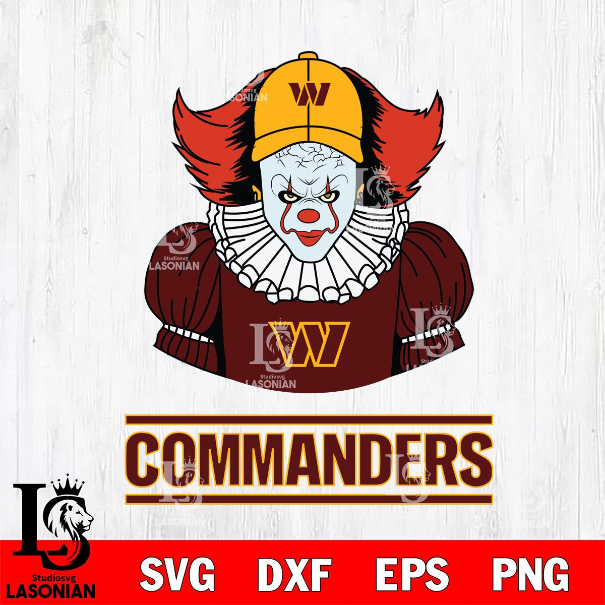 Washington Football Team Pennywise Horror Sport 7 – lasoniansvg