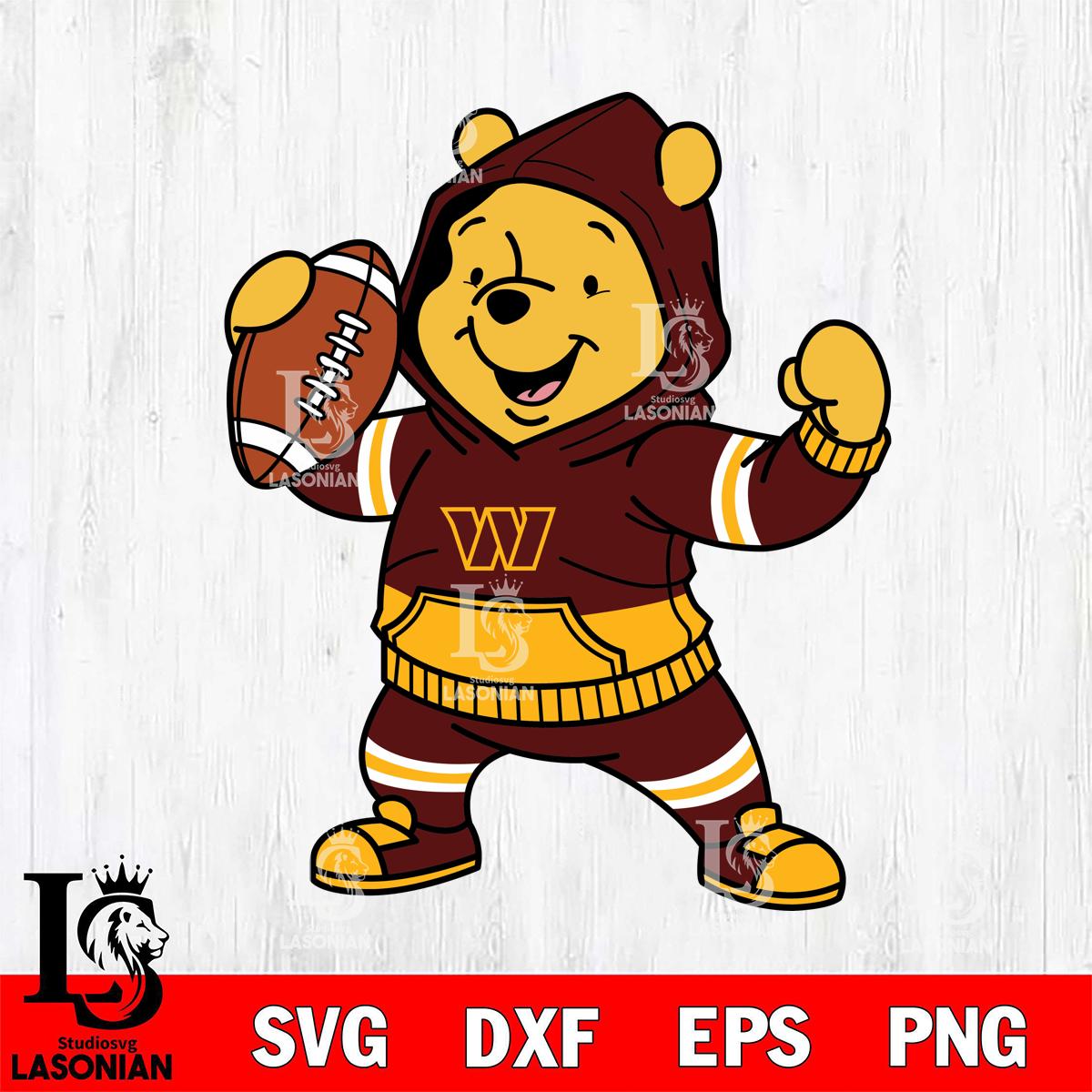 Washington Football Team Winnie The Pooh Disney Football Christmas ...