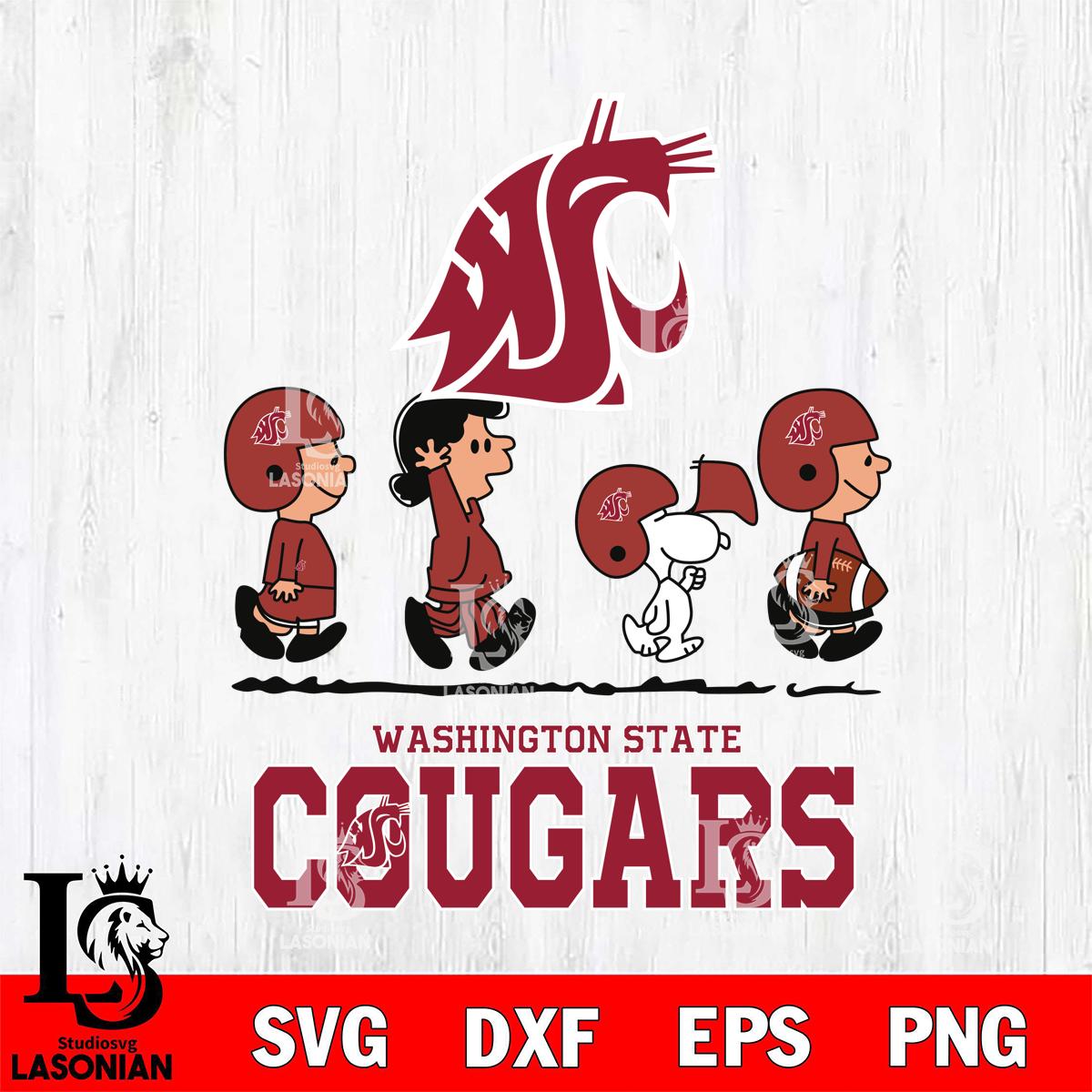 Washington State Cougars Snoopy Sport 12 – lasoniansvg