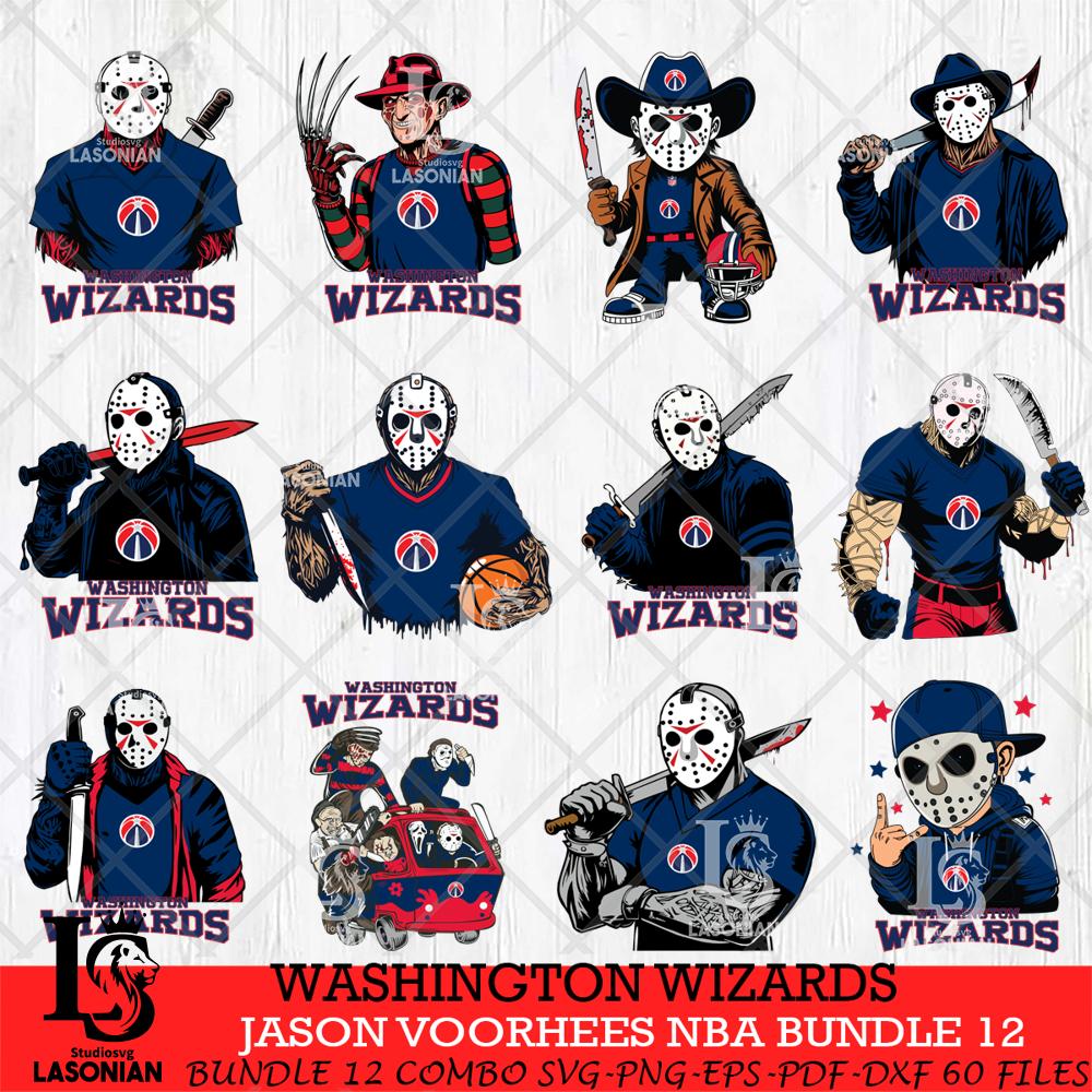 Washington Wizards Jason Voorhees NBA Bundle 12 SVG – lasoniansvg
