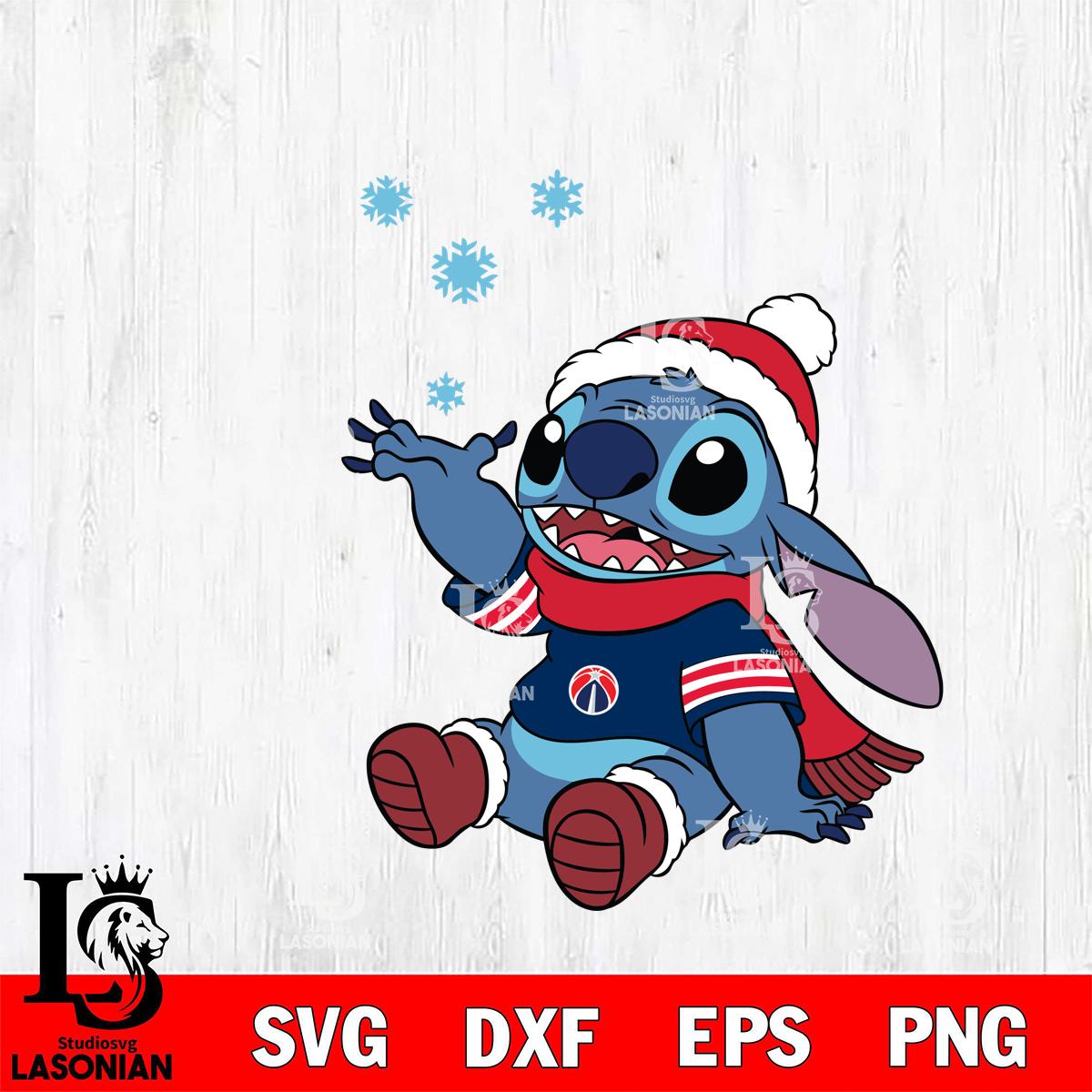 Washington Wizards Stitch Wearing Winter Scarf – lasoniansvg