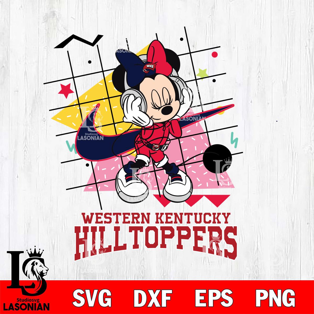 Western Kentucky Hilltoppers Minnie Mouse Dancing – lasoniansvg