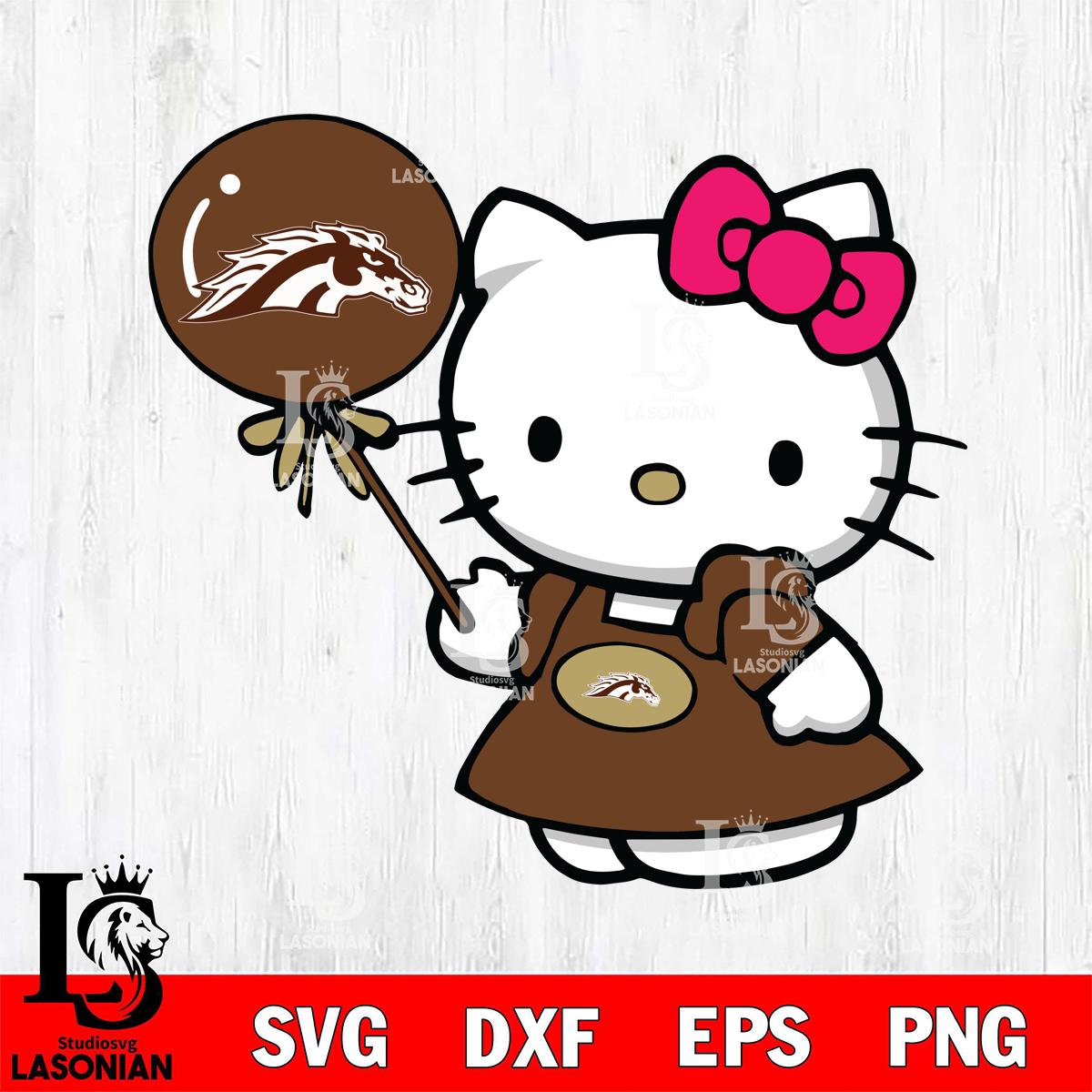 Western Michigan Broncos Cute Hello Kitty 2 – lasoniansvg