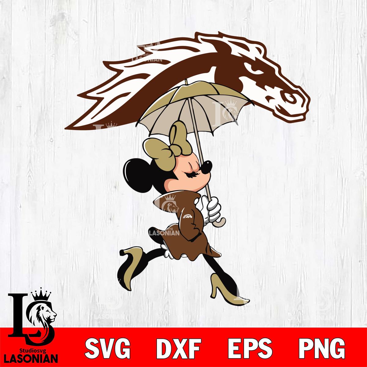 Western Michigan Broncos Fancy Minnie – lasoniansvg