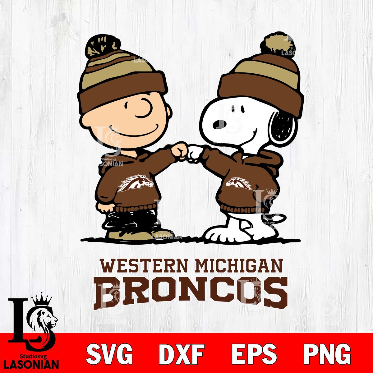 Western Michigan Broncos Snoopy Sport 9 – lasoniansvg