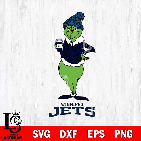 Winnipeg Jets Grinch Leopard Coffee – lasoniansvg