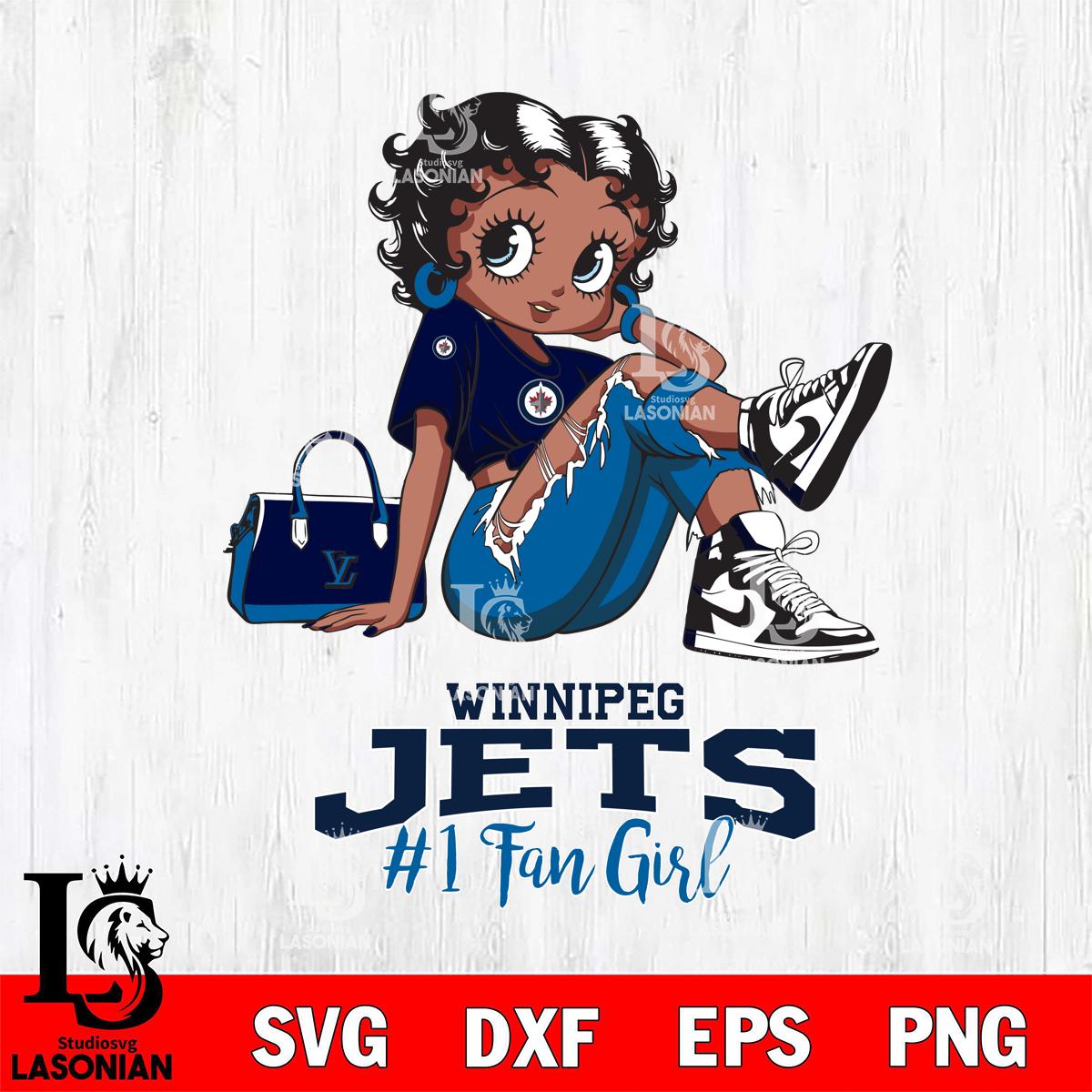 Winnipeg Jets #1 Black Fan Girl Betty Boop – lasoniansvg