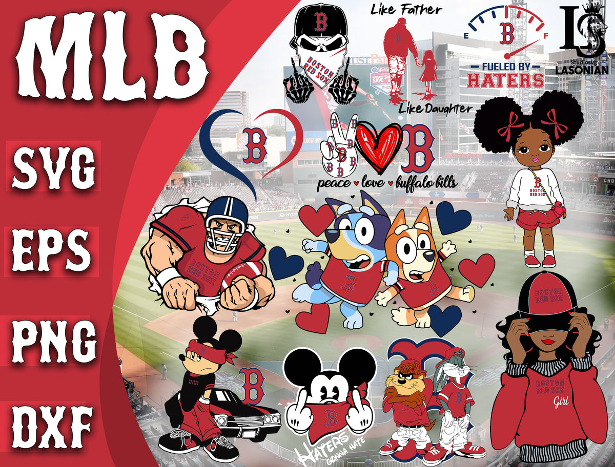 Boston Red Sox Bundle svg, Boston Red Sox SVG Files,MLB Cricut, Silhou ...