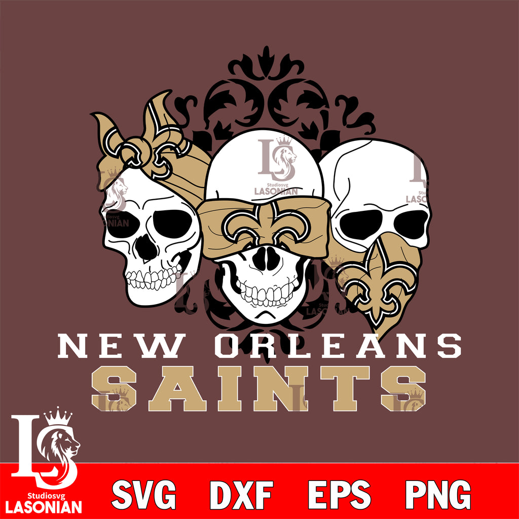 New Orleans Saints svg eps dxf png file, digital download , Instant Do ...