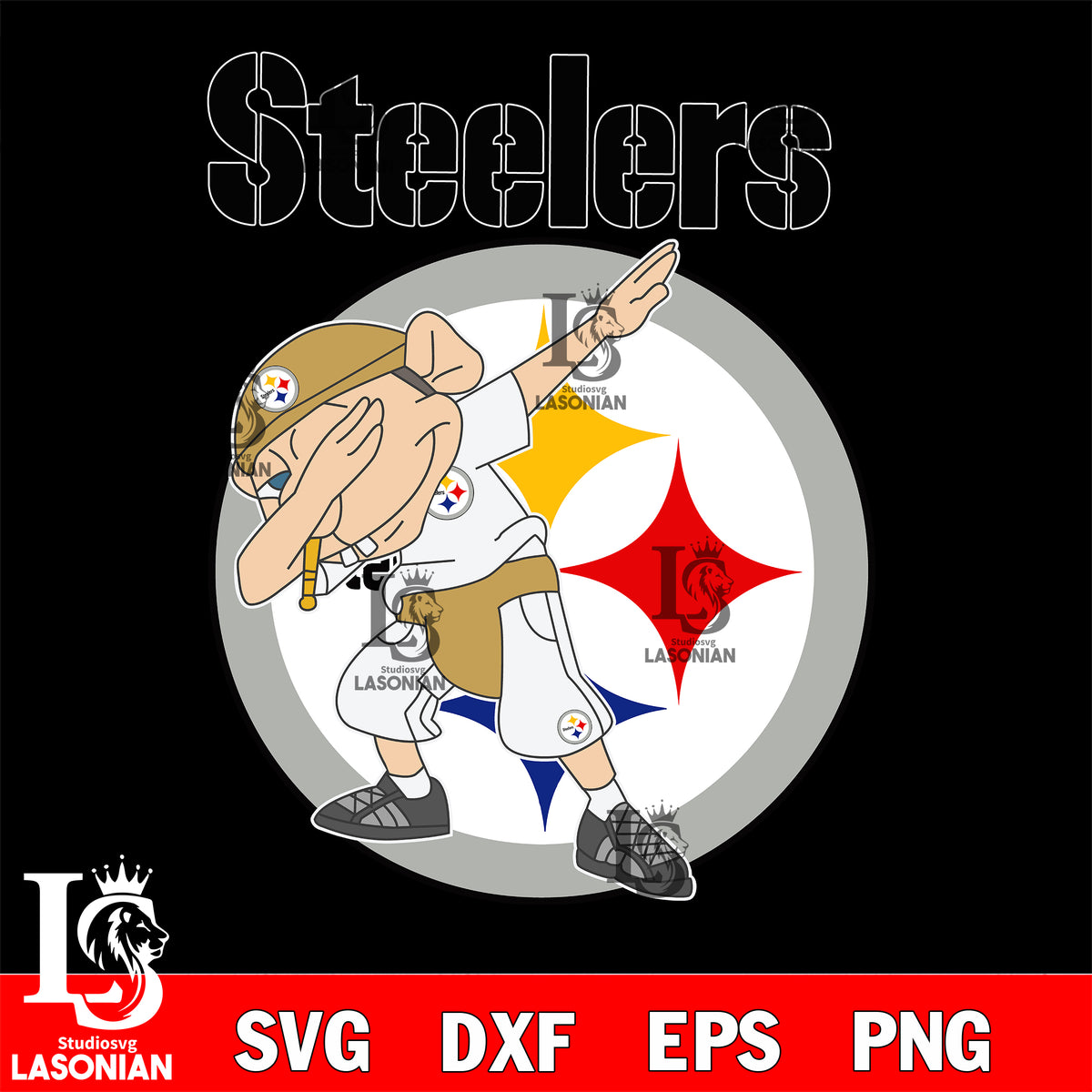 Pittsburgh Steelers NFL Football Jeffy Dabbing Sports For Fans svg, NF ...