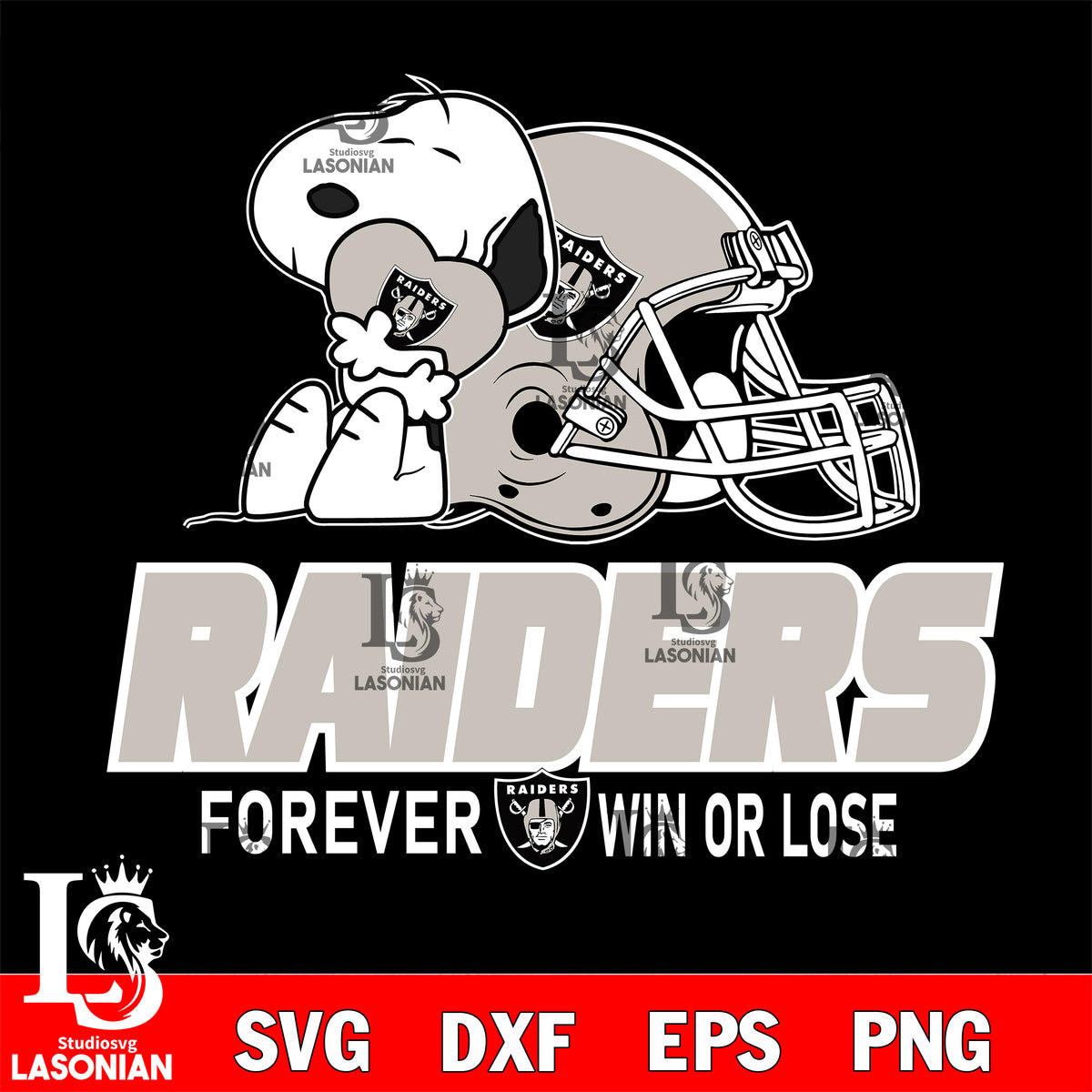 NFL The Peanuts Movie Snoopy Forever Win Or Lose Football Las Vegas Ra ...